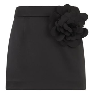 Philipp Plein Femme, Jupes, Noir, Taille: 40 FR Mini-jupe en satin