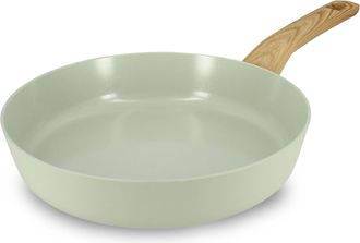 Menastyl Cuisson Colorama Céladon Pfanne 24 cm - aus Aluminium - Keramik-Antihaftbeschichtung - für alle Herdarten einschließlich Induktion
