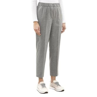 PESERICO Cropped Hose - - Trousers - Damen - Grau - 3XL