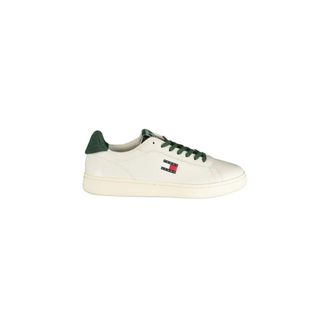 Tommy Hilfiger Homme, Chaussures, Blanc, Taille: 45 EU Bianco Poliuretano Baskets