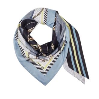 Liu Jo Femme, Accessoires, Bleu, Taille: ONE Size Scarfs Denim