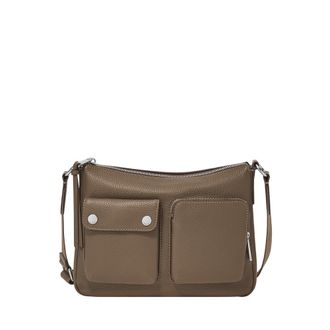 Fossil Maysen Damen Graue Leder Tasche, ZB11209793