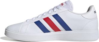adidas Herren Grand Court Base 2.0 Shoes Schuhe, Cloud White/Royal Blue/Vivid Red, 44 2/3 EU