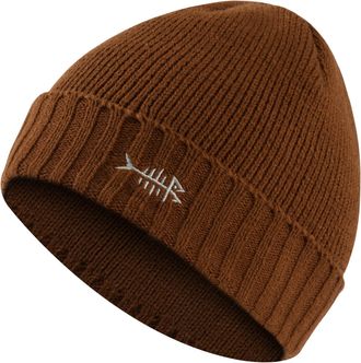 Bassdash Winter Beanie M&uuml;tze mit Fleece Futter Dick, Winterm&uuml;tze Herren Damen, Stretchy Cuffed Knit Strickm&uuml;tze Unisex