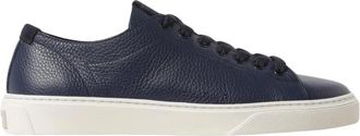 Woolrich Homme, Chaussures, Bleu, Taille: 39 EU Leather LowTop Baskets