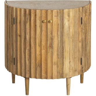 Made In Meubles Meuble sous vasque en bois de manguier et terrazzo Bao