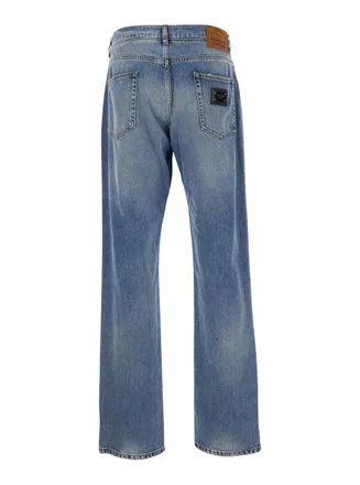Dolce & Gabbana Mens Jeans Blue Denim Cotton