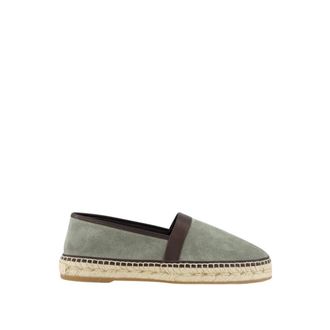 Manolo Blahnik Homme, Chaussures, Vert, Taille: 42 EU Espadrilles en daim de veau vert