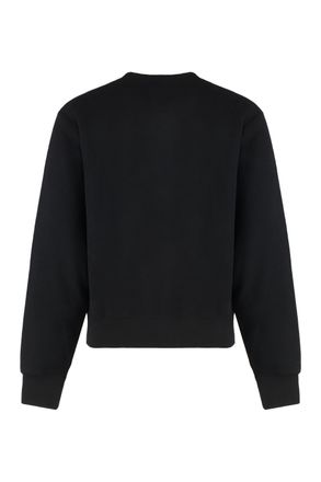 Saint Laurent Mens Sweatshirt Cassandre Cotton Black Sweatshirts Sweater