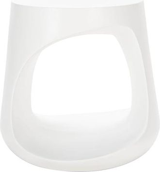 Safavieh Modern Keramik Outdoor-Akzenttisch, Wei&szlig;