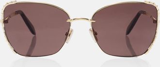 Bulgari Cat-Eye-Sonnenbrille Serpenti Viper