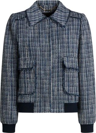 Kiton Femme, Vestes, Bleu, Taille: 36 FR Veste Tailleur en Coton