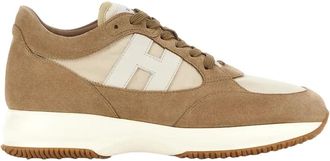 Hogan Homme, Chaussures, Beige, Taille: 40 1/2 EU Baskets Interactive
