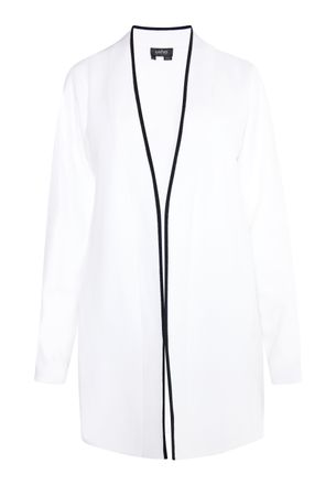 Usha Strickcardigan Damen weiss schwarz