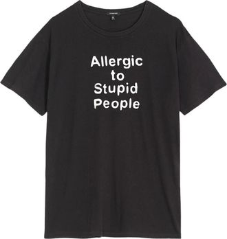 R13 Femme, Tops, Noir, Taille: 36 FR Boy T Tee