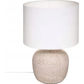 Atmosphera Atmosphera Davia Tischlampe Beige aus Keramik 27 cm