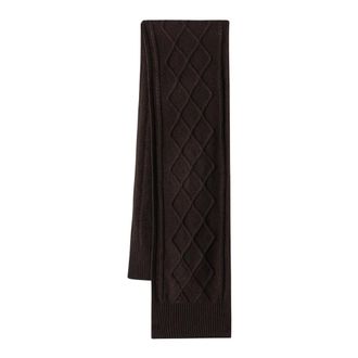 A|X Armani Exchange &Eacute;charpe en maille coupe classique - Femme - Accessoires - Brun - Taille: ONE Size