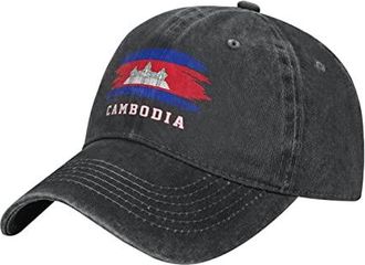 Generic Casquette Trucker Drapeau du Cambodge S&eacute;chage Rapide Pare-Soleil Casquette L&eacute;ger Sunhat pour Jogging Les Saisons Course