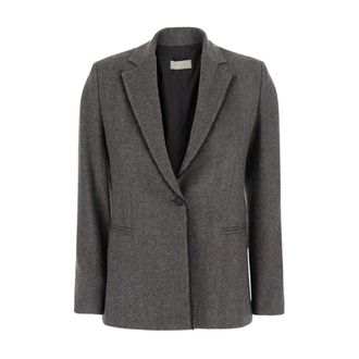 Antonelli Femme, Vestes, Gris, Taille: 40 FR Gotland Blazer Simple Boutonniere