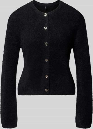 Only Strickjacke mit Herzkn&ouml;pfen