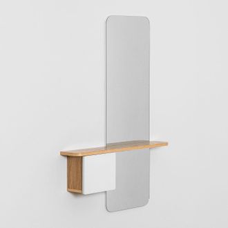 Sklum Flurm&ouml;bel mit Spiegel Varna Nat&uuml;rlich