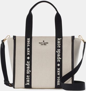 Kate Spade New York Kate Spade Kip Tote Bag Aus Canvas, Klein f&uuml;r Frauen in Naturfarben Mehrfarbig | Leinwand