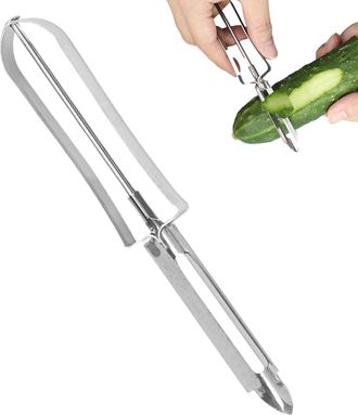 Generic Täler für die Küche - Multifunktionaler Kartoffelschäler aus Edelstahl mit bequemem Griff, und für Karotten, Kartoffeln und Pl tzchen