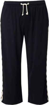 Ulla Popken Schlupfhose Jersey-Culotte Ziern&auml;hte weites Bein Elastikbund