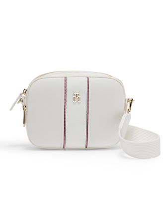 Tommy Hilfiger Damen Umh&auml;ngetasche Poppy Camera Bag Breiter Tragegurt, Elfenbein (Ecru Corp), Einheitsgr&ouml;&szlig;e