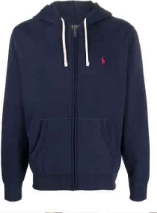 Polo Ralph Lauren Homme, Sweatshirts et sweats &agrave; capuche, Bleu, Taille: XL Zip-throughs