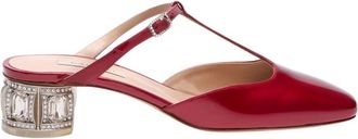 Casadei Femme, Chaussures, Rouge, Taille: 37 EU Belle Epoque Sabot