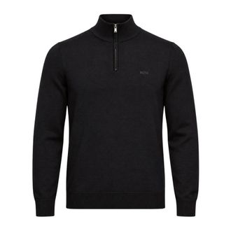 HUGO BOSS Pull zipp&eacute; H-Ebenji-L &agrave; demi-col chemin&eacute;e - Homme - Sweatshirts et sweats &agrave; capuche - Noir - Taille: 2XL