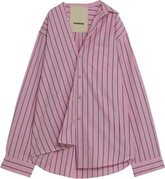 A Paper Kid Femme, Blouses et Chemises, Rose, Taille: 42 FR Overshirt Ray&eacute;e