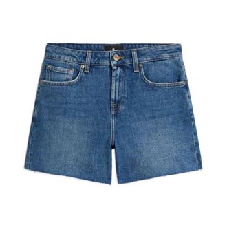 7 For All Mankind Damen, Shorts, Blau, W28Gr&ouml;&szlig;e