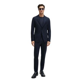 HUGO BOSS Homme, Costumes, Bleu, Taille: L Slim Fit Jersey Blazer