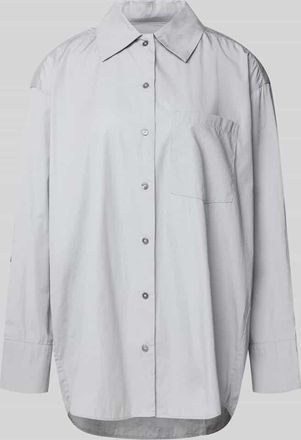 Marc O'Polo Oversized Hemdbluse aus reiner Baumwolle