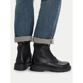 Tamaris Schn&uuml;rstiefeletten Tamaris 1-25219-45 Schwarz