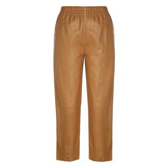 Pinko Lederhose - - Trousers - Damen - Braun - 4XS