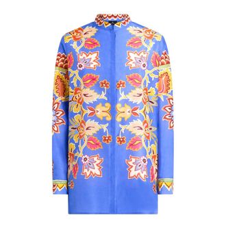 Etro Femme, Blouses et Chemises, Multicolore, Taille: 36 FR Chemise en Coton et Soie avec Imprim&eacute;