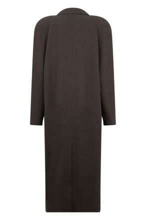 The Mannei Womens Long Cotton Coat Grey