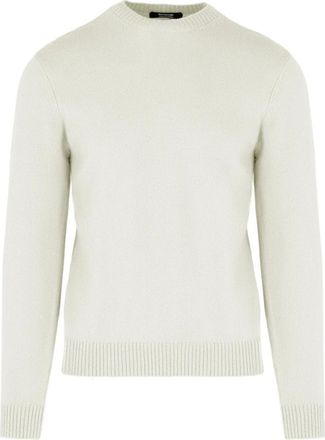 Bomboogie Homme, Pulls, Blanc, Taille: 2XL Pull Ras du Cou en Laine M&eacute;rinos