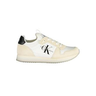 Calvin Klein Wei&szlig;e Damen Sneaker Moderner Chic Stil - - Shoes - Damen - Wei&szlig; - 37 EU