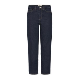 Ichi Ichi, Femme, Jeans, Bleu, Taille: W27 Jean Droit en Denim Bleu Authentique