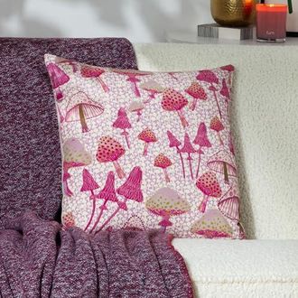 furn. Mushroom Fields Abstraktes Federkissen gefüllt