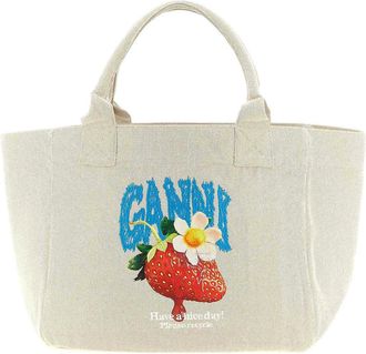 Ganni Sac Cabas - Beige