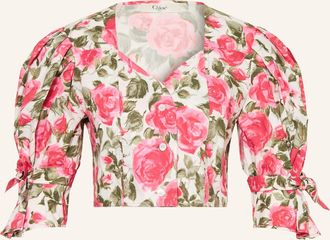Chlo&eacute; Cropped-Bluse pink