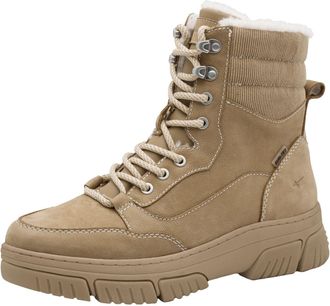 Tamaris Comfort Damen Stiefeletten Wasserabweisend Gef&uuml;ttert, Braun (Camel), 41 EU