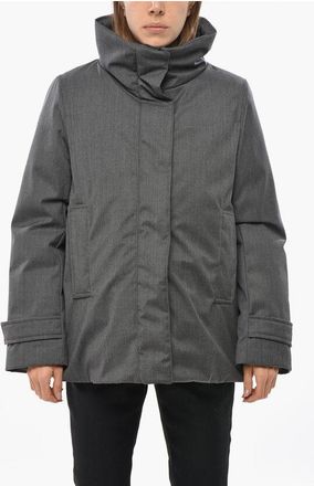 Aspesi Hooded LARRY Down Jacket with Hidden Closure size M