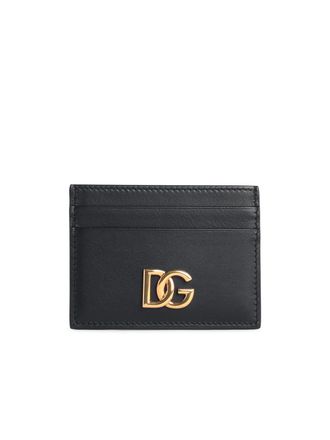 Dolce & Gabbana Porte-cartes Dolce & Gabbana avec logo DG Lear noir
