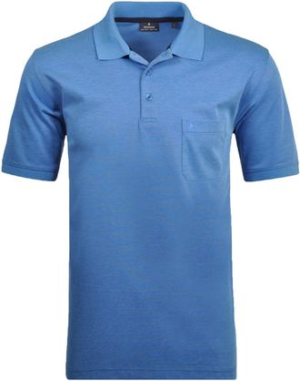 Ragman Herren Kurzarm Softknit Poloshirt,Gr:-6XL,Farbe:-Blau 6XL Aqua